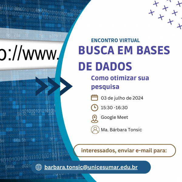 Busca em Bases de dados: como otimizar sua pesquisa - online - Sympla