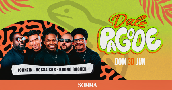 30.06 | Dalê pagode | SOMMA em Brasília - Sympla