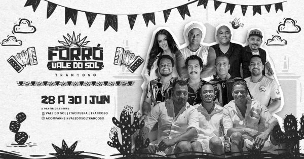 Forró Vale do Sol 29/06 em Porto Seguro - Sympla