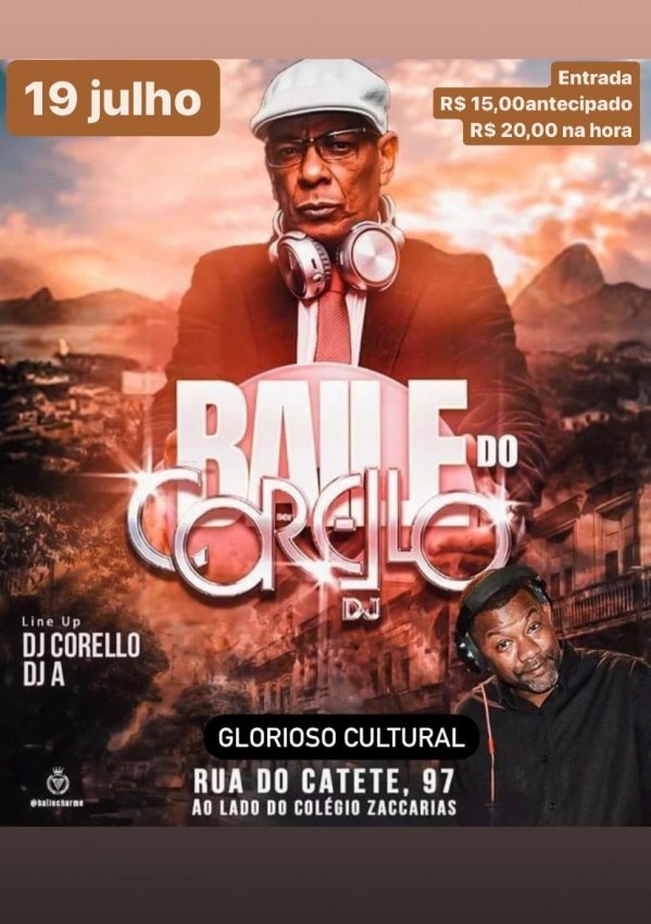 Baile Charme do DJ Corello em Rio de Janeiro - Sympla