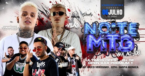 SABADO - NOITE DO MTG 3|DJ GUI MARQUES + DJ VILÃO + 5 DJS em Belo ...