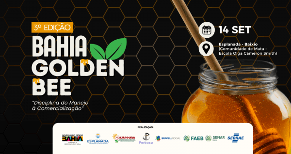 Bahia Golden Bee em Esplanada - Sympla