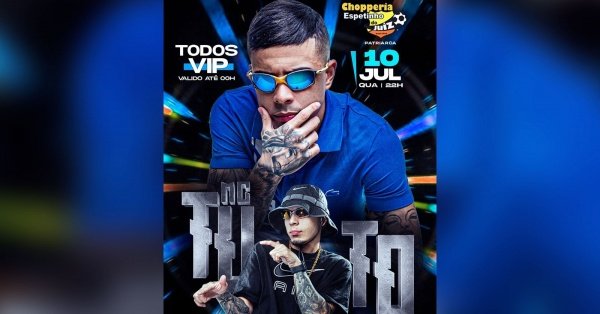 MC TUTO NO BAILÃO DO JUIZ - INGRESSO VIP COM ENTRADA VIP ATÉ AS 00:30H ...