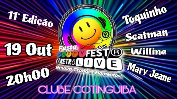 HappyFest Retrô 11º Edição - Reviva Grandes Momentos! em Aracaju - Sympla