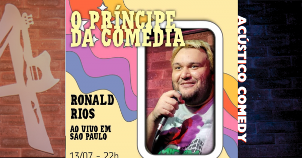Ronald Rios - Stand up Comedy em São Paulo - Sympla