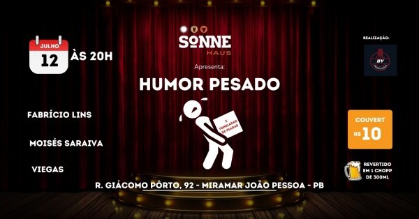 Humor Pesado em João Pessoa - Sympla