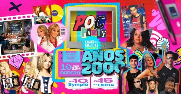 POC PARTY - Baile Anos 2000's em Itaboraí - Sympla