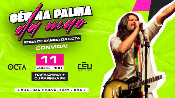 Roda de Samba da Octa - Céu na palma da mão em Porto Alegre - Sympla