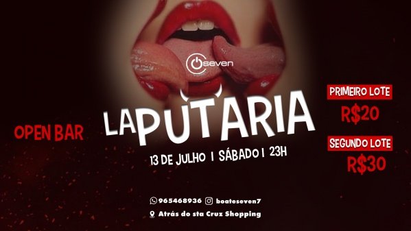 LA PUTARIA // TEQUILEIROS// OPEN BAR em Rio de Janeiro - Sympla