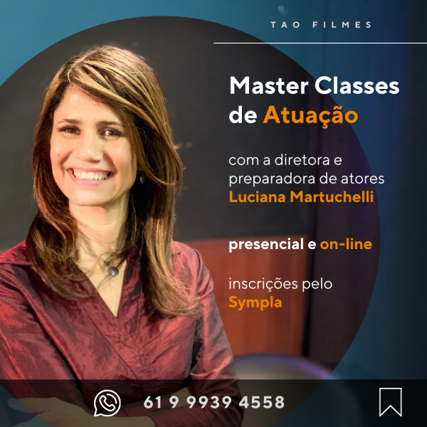 Masterclasses com Luciana Martuchelli em Brasília - Sympla