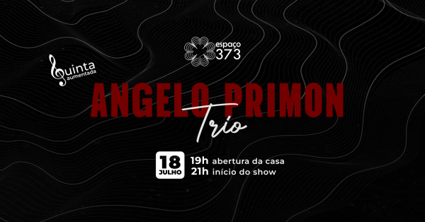 Angelo Primon Trio em Porto Alegre - Sympla