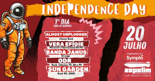 INDEPENDENCE DAY em Brasília - Sympla