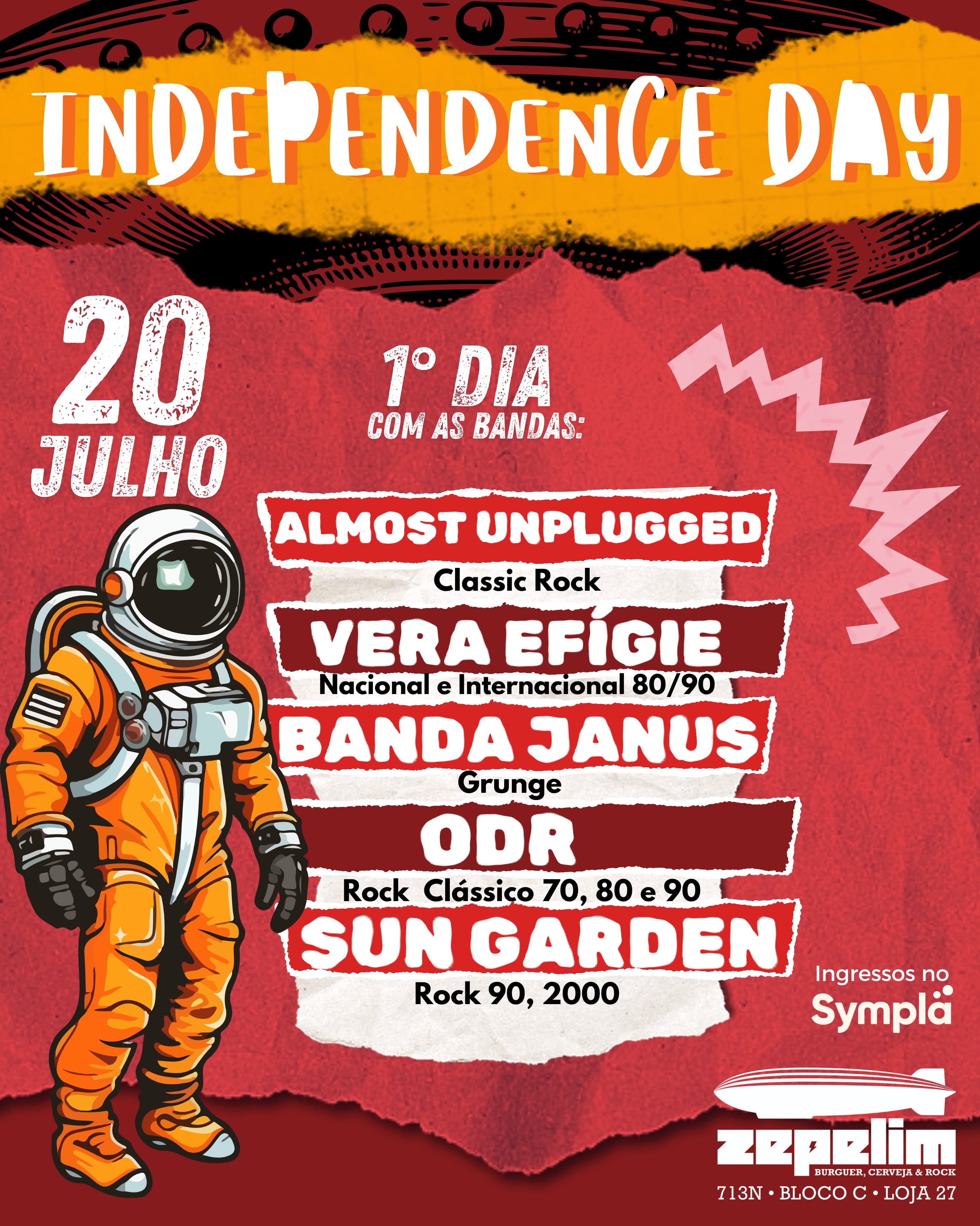 INDEPENDENCE DAY em Brasília - Sympla