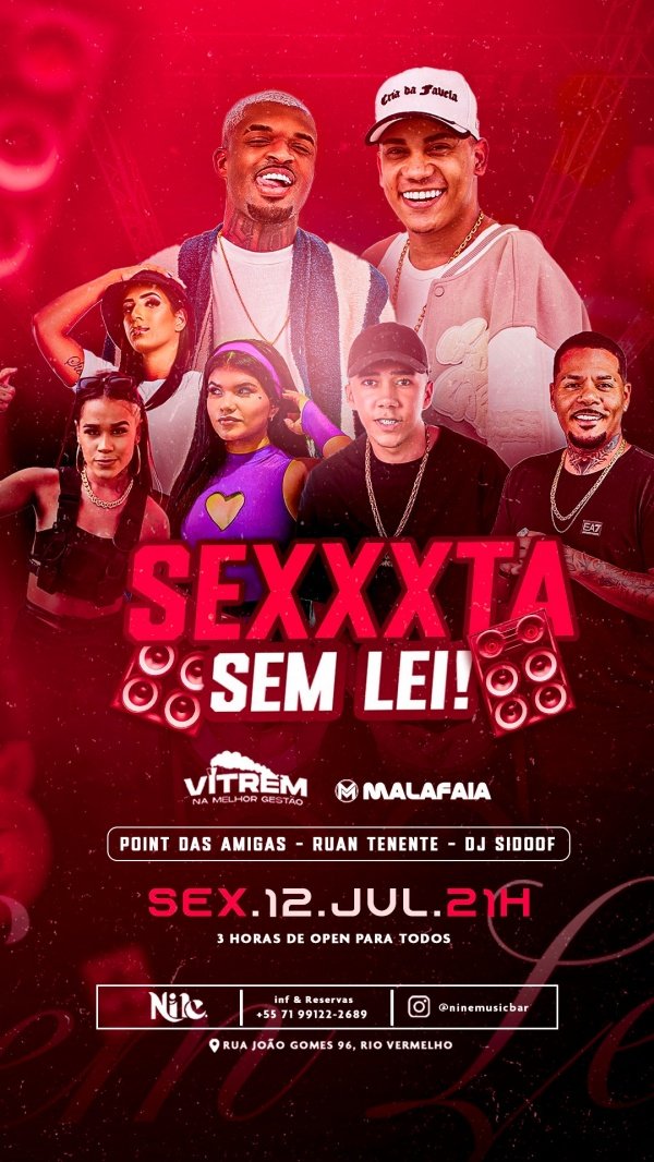 Sexta sem lei em Salvador - Sympla