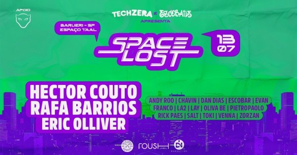SPACE LOST Apresenta - HECTOR COUTO + RAFA BARRIOS em Barueri - Sympla