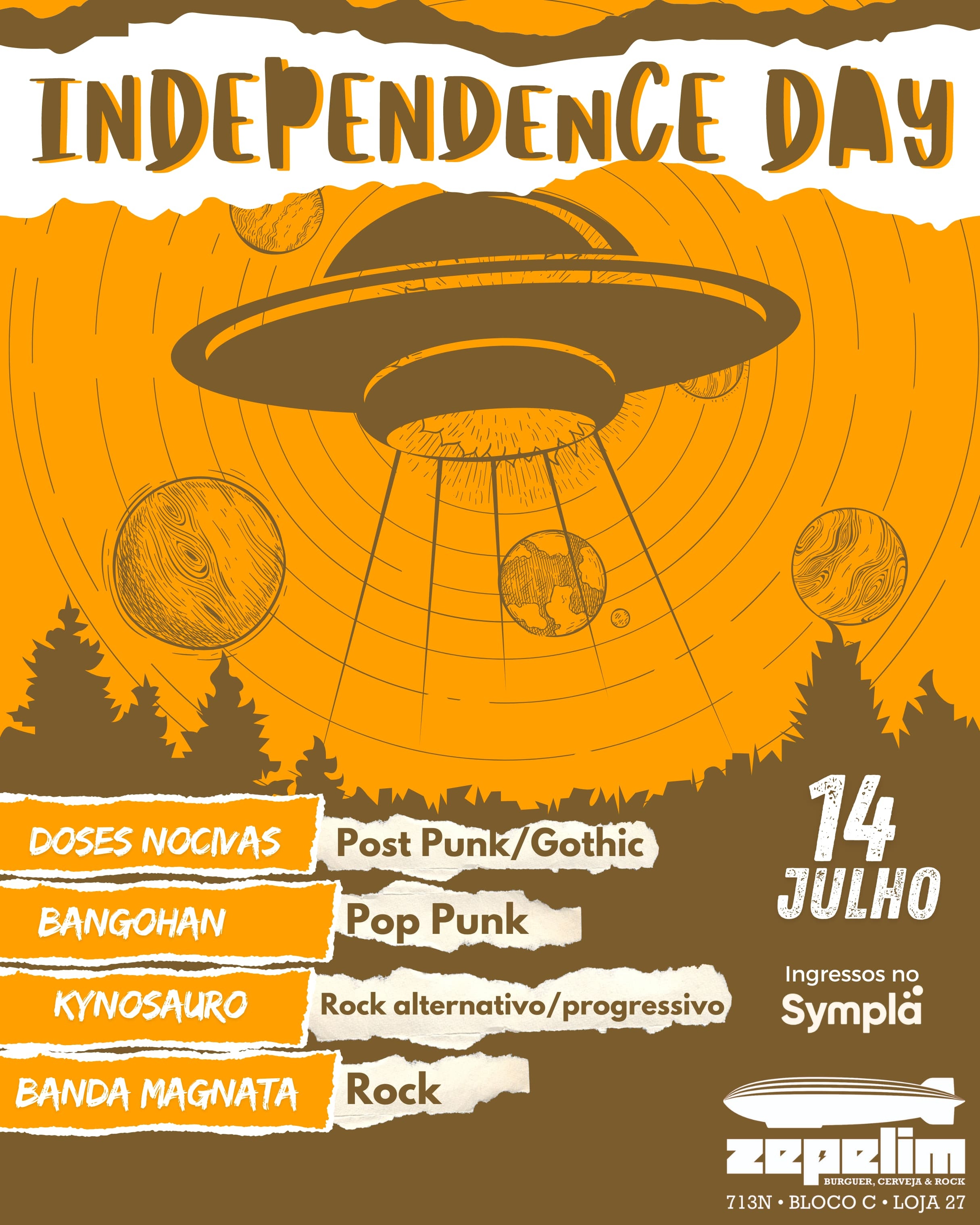INDEPENDENCE DAY em Brasília - Sympla