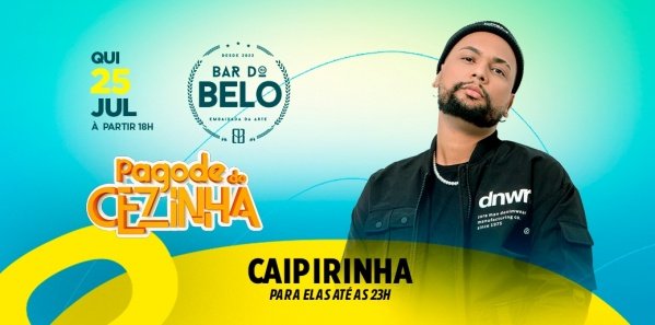 BAR DO BELO APRESENTA: PAGODE DO CEZINHA em Rio de Janeiro - Sympla