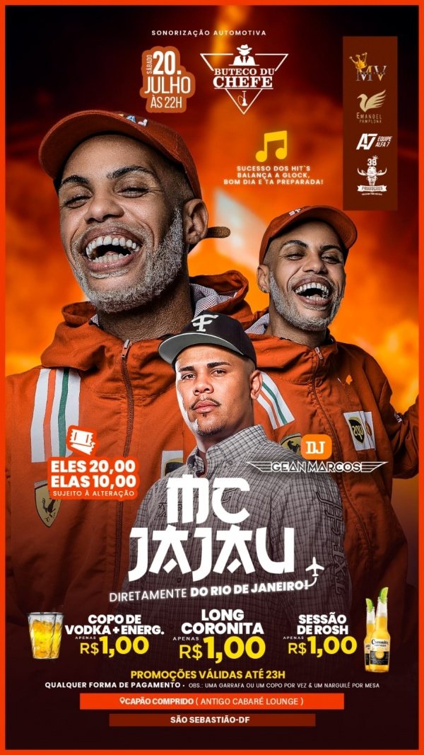 MC JAJAU DIRETAMENTE DO RIO DE JANEIRO NO BUTECO DU CHEFE (SÃO ...