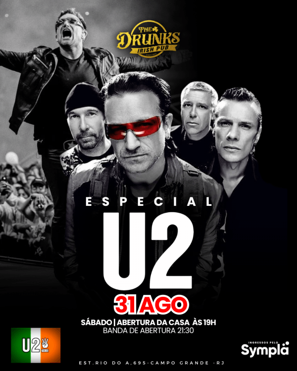 ESPECIAL U2 - U2 TRIO em Rio de Janeiro - Sympla