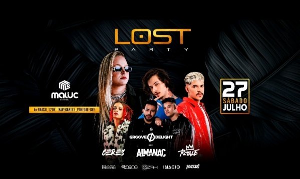 LOST PARTY em Porto Alegre - Sympla