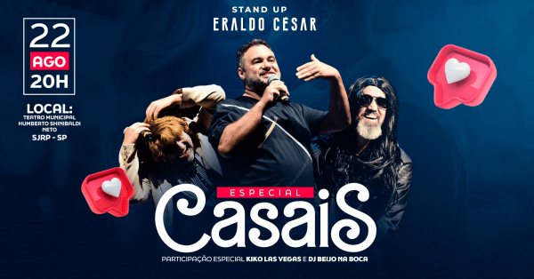 ERALDO CESAR - BORA PRA CIMA QUE PRA BAIXO SÓ TATU! - ESPECIAL CASAIS ...