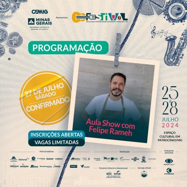 Participe da Aula Show com Felipe Rameh! em Patrocínio - Sympla