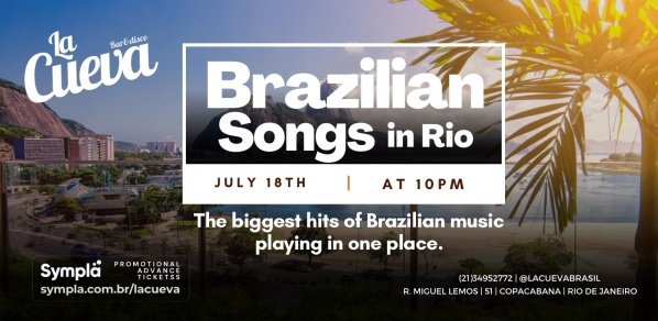 Brazilian Songs in Rio em Rio de Janeiro - Sympla