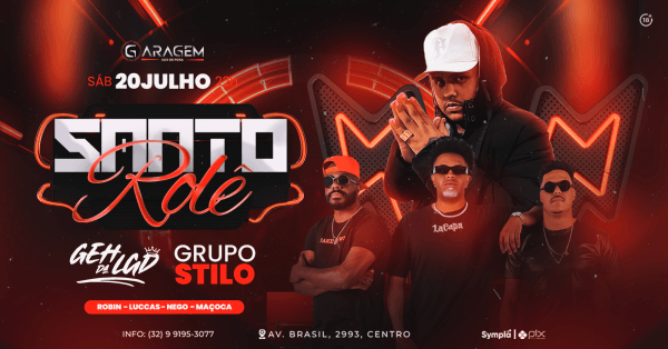 SANTO ROLÊ - DJ GEH DA LGD + GRUPO STILO em Juiz de Fora - Sympla