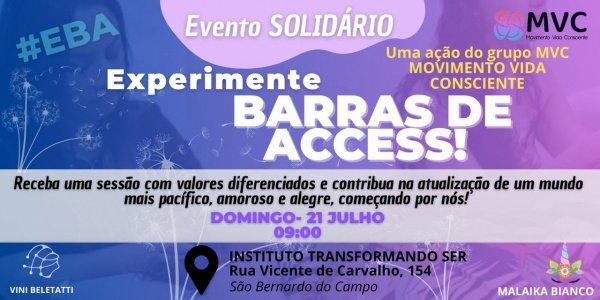 #EBA! Experimente Barras de Access | São Bernardo/SP em São Bernardo do ...