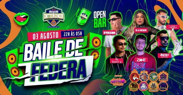BAILE DE FEDERA // 03/08 em Porto Velho - Sympla
