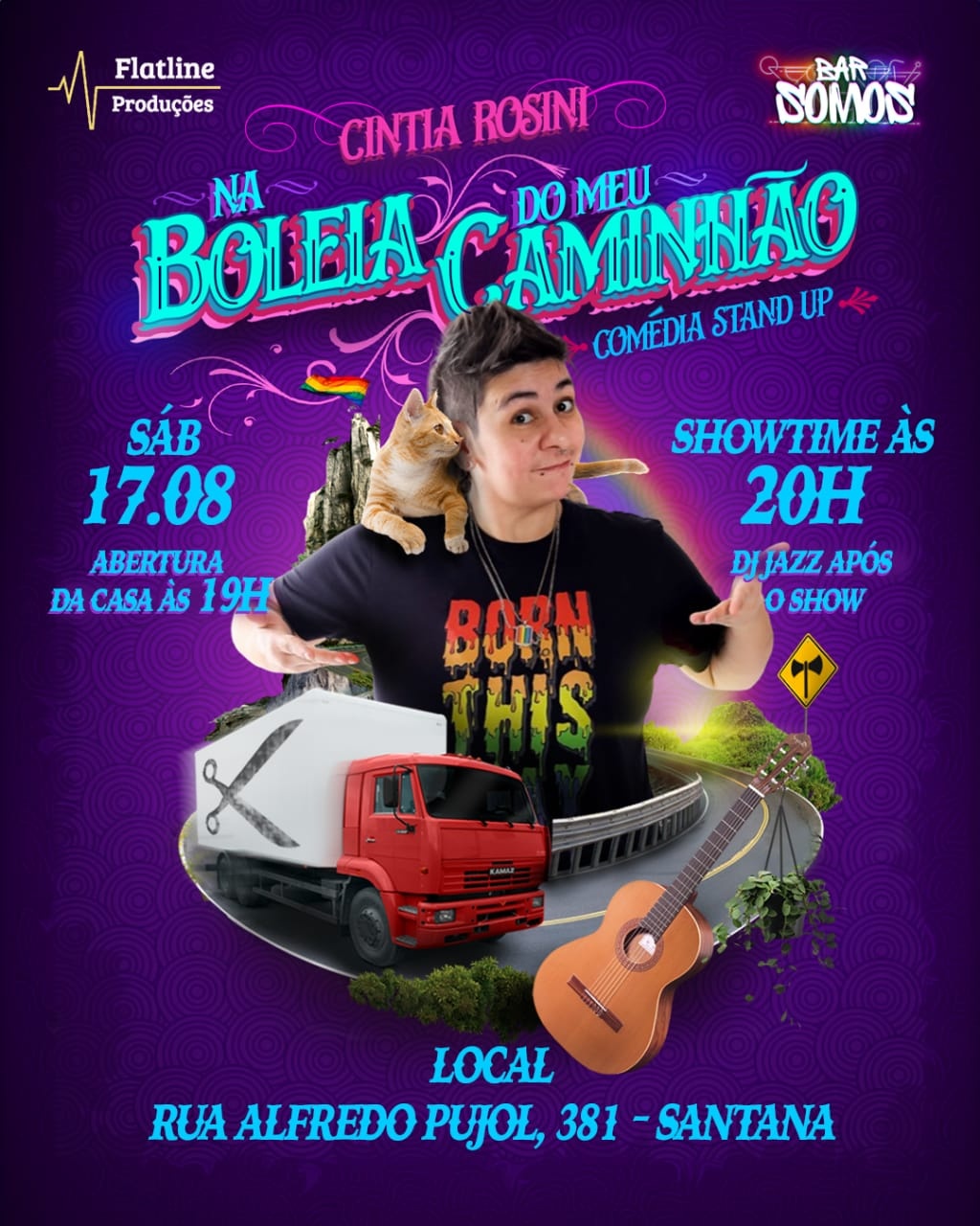 CINTIA ROSINI - NA BOLEIA DO MEU CAMINHÃO - COMÉDIA STAND UP em São ...