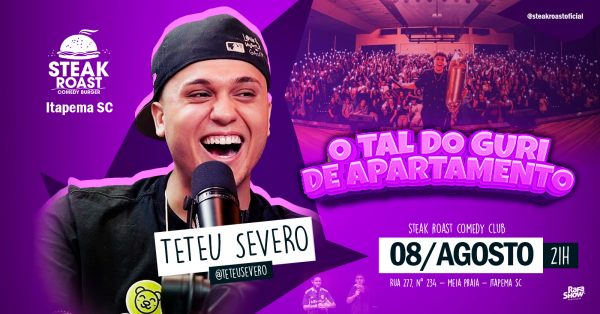 Teteu Severo - O Tal do Guri de Apartamento! em Itapema - Sympla