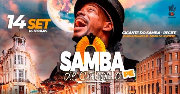 Samba de Caboclo - RECIFE em Recife - Sympla