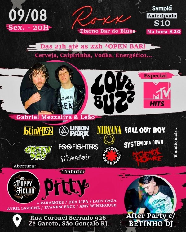 09/08 ESPECIAL MTV HITS C/ GABRIEL MEZZARILA! ABERTURA TRIBUTO PITTY ...