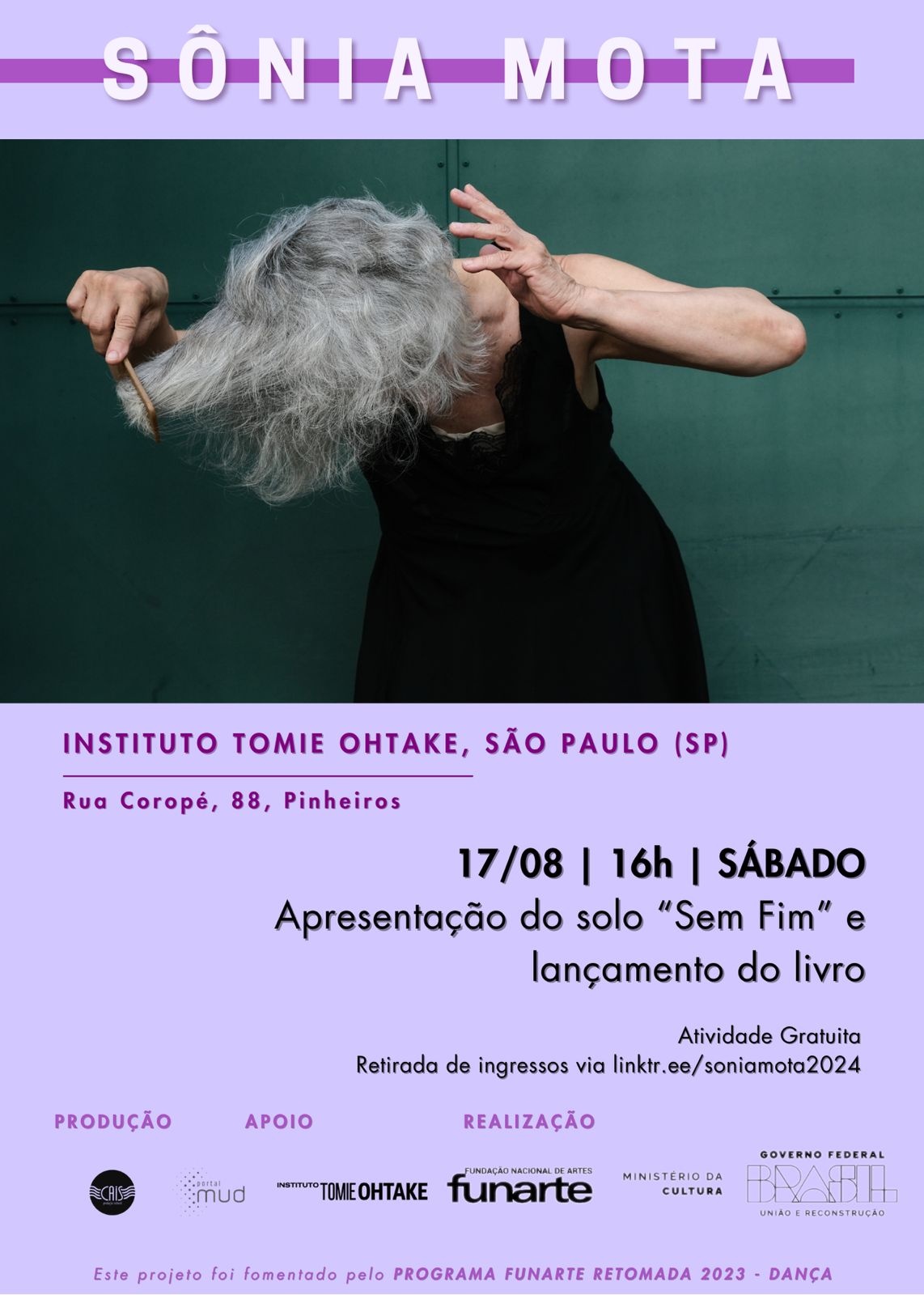 Sônia Mota: Arte da Presença / Presença na Arte em São Paulo - Sympla