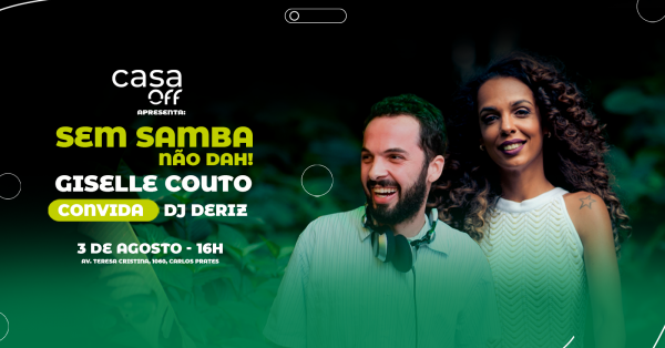 Sem Samba Não Dah! Com Giselle Couto em Belo Horizonte - Sympla