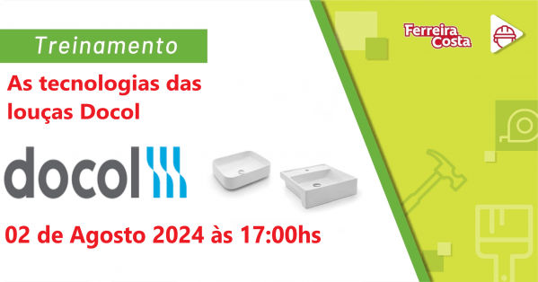 As tecnologias das louças Docol em Recife - Sympla