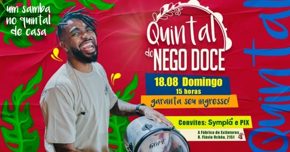 Quintal do Nego Doce em Ribeirão Preto - Sympla