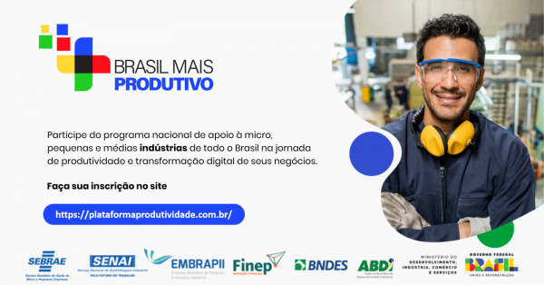 Webinar - Road Show - Programa Brasil Mais Produtivo - online - Sympla