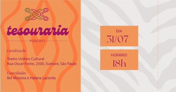 Tesouraria Podcast em São Paulo - Sympla
