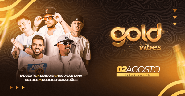 GOLD VIBES! em Rio Grande - Sympla
