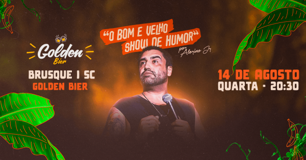 SHOW DE HUMOR COM ALORINO JR EM BRUSQUE - SC em Brusque - Sympla