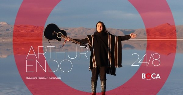 ARTHUR ENDO NO BOCA CULTURAL em São Paulo - Sympla