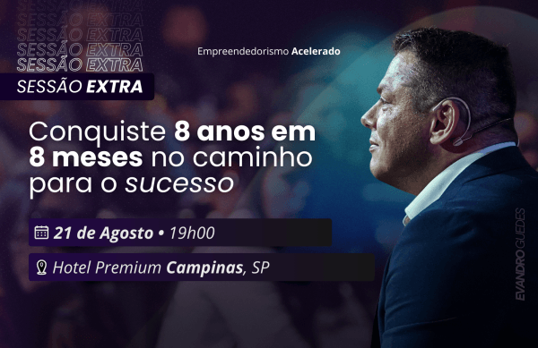 Empreendedorismo Acelerado: Conquiste 8 Anos em 8 Meses no Caminho para o Sucesso! em Campinas ...