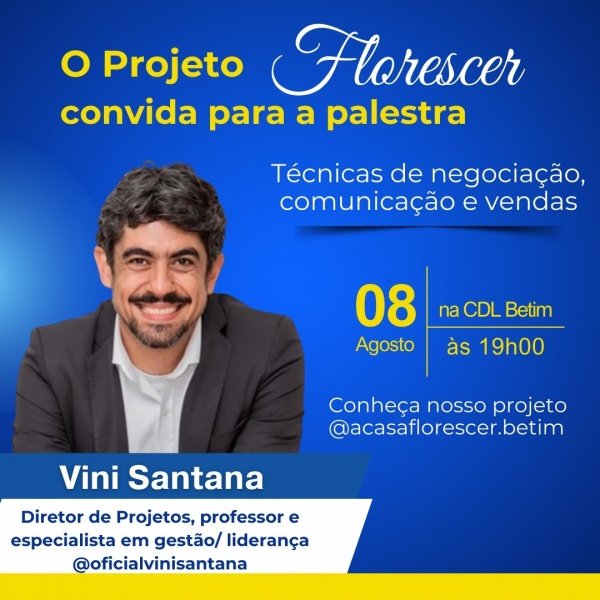 Projeto Florescer em Betim - Sympla