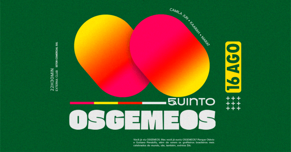 5uinto c/ OSGEMEOS em Brasília - Sympla