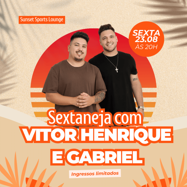 Vitor Henrique e Gabriel em Bento Gonçalves - Sympla