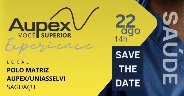 Aupex Experience - Saúde Enfermagem em Joinville - Sympla