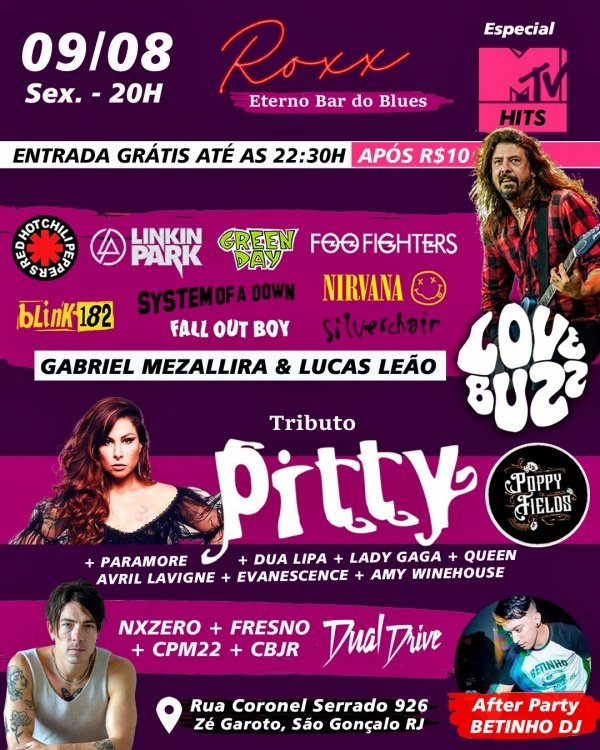 09/08 - ESPECIAL MTV HITS C/ GABRIEL MEZZARILA + TRIBUTO PITTY ...