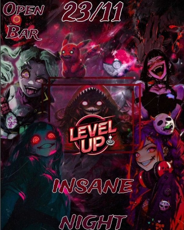 Level Up Party: INSANE NIGHT em São Paulo - Sympla